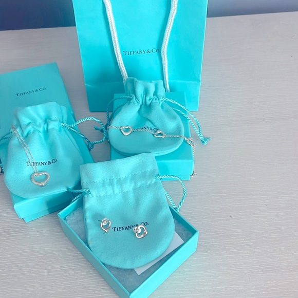Tiffany & Co. | Jewelry | Tiffany Set Of Necklace Bracelet And Earrings ...